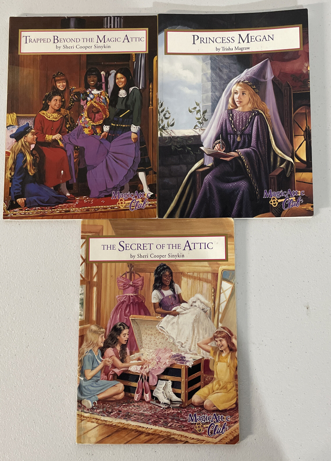 Magic Attic Club Book Lot (3)Vintage 1995-1998 1st Edition The Secret ...