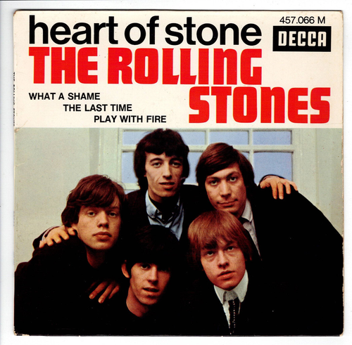 The ROLLING STONES Heart of Stone 7' EP 45 tours | eBay