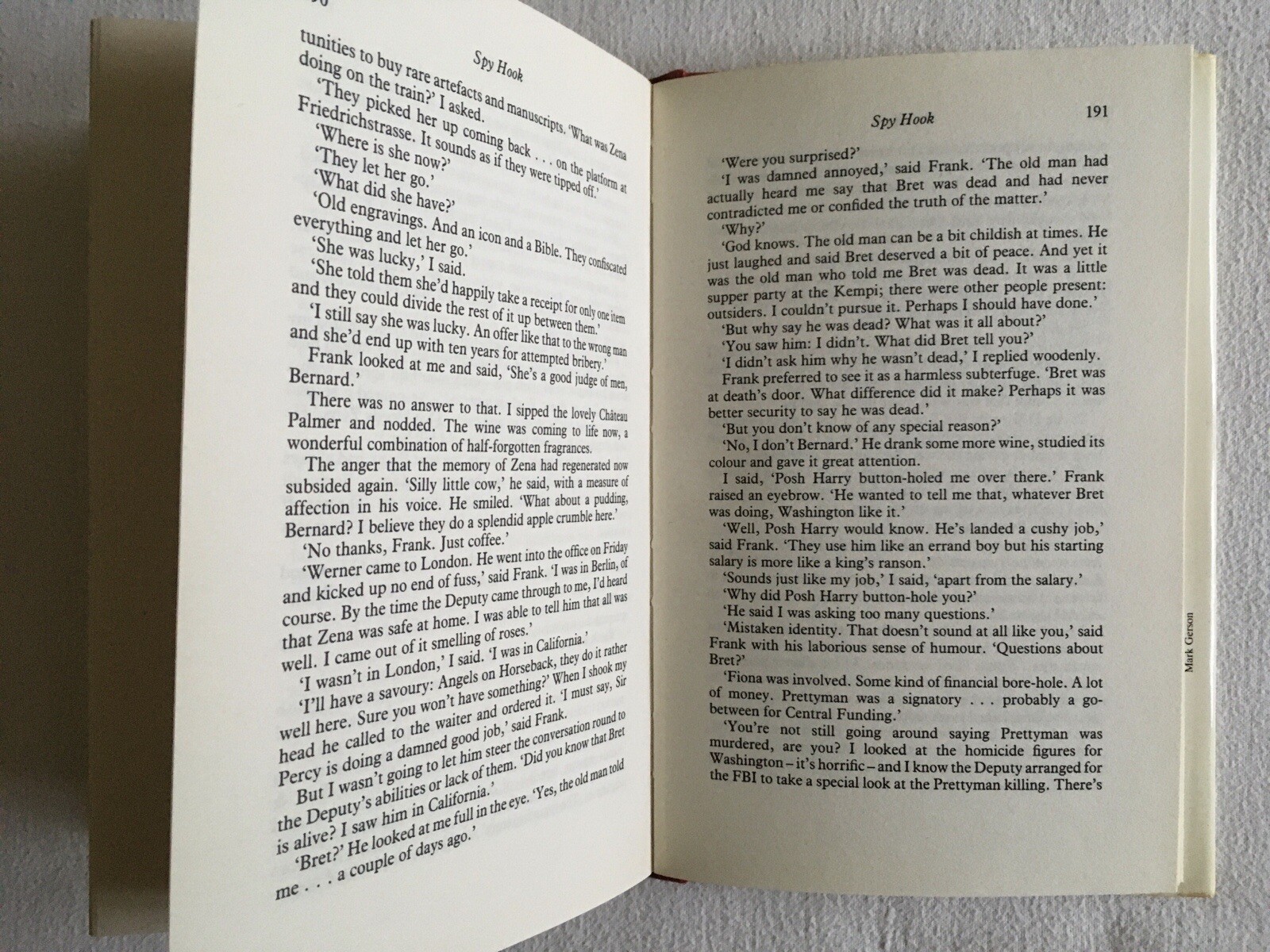 SPY HOOK by Len Deighton 1988 1st 2nd HB in Unclipped Dust Jacket | eBay UK