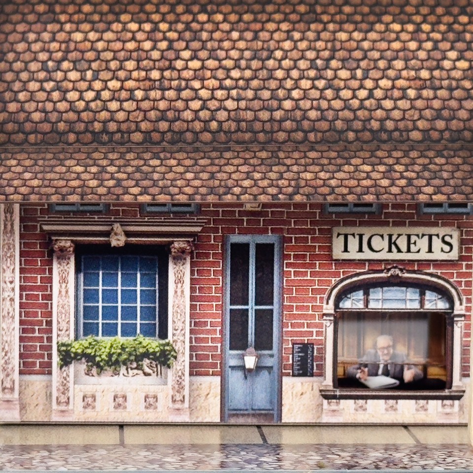 N Scale Building Kit Scale Train Station Model Kit, Fits Micro-trains ...