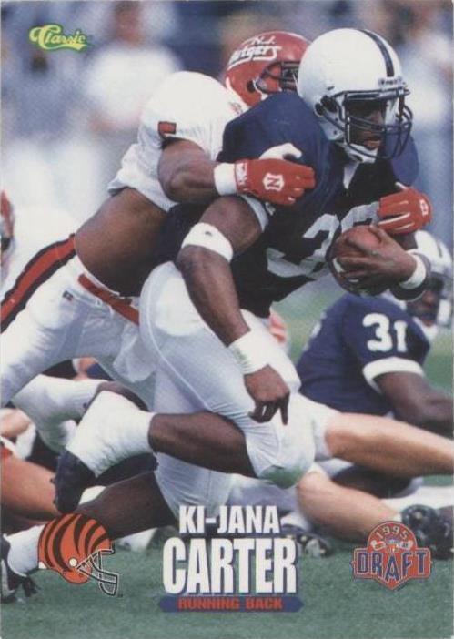 1995 Classic NFL Draft Ki-Jana Carter #1 | eBay