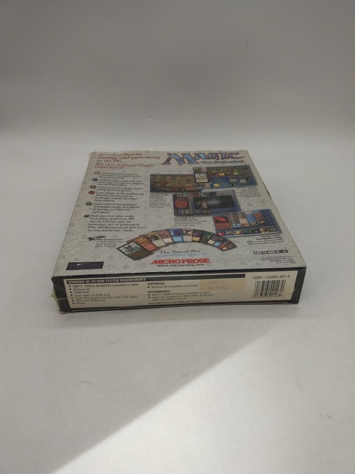Magic the Gathering, PC Game, CD-ROM, Vintage Big Box 1997, Microprose ...