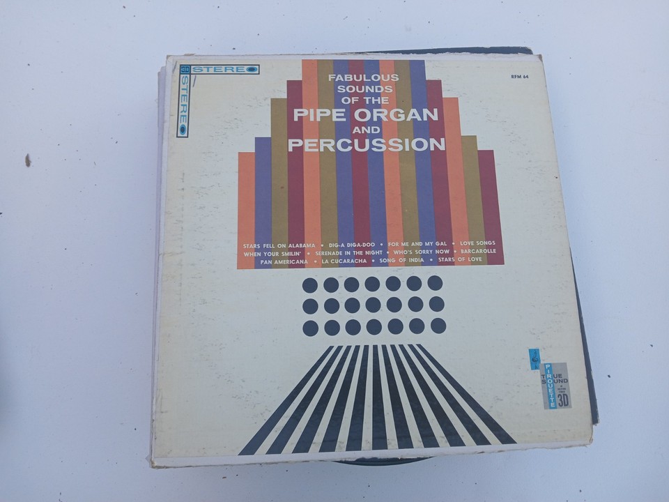LP Fabulous Sounds Of The Pipe Organ & Percussion Spinorama MK3102 | eBay
