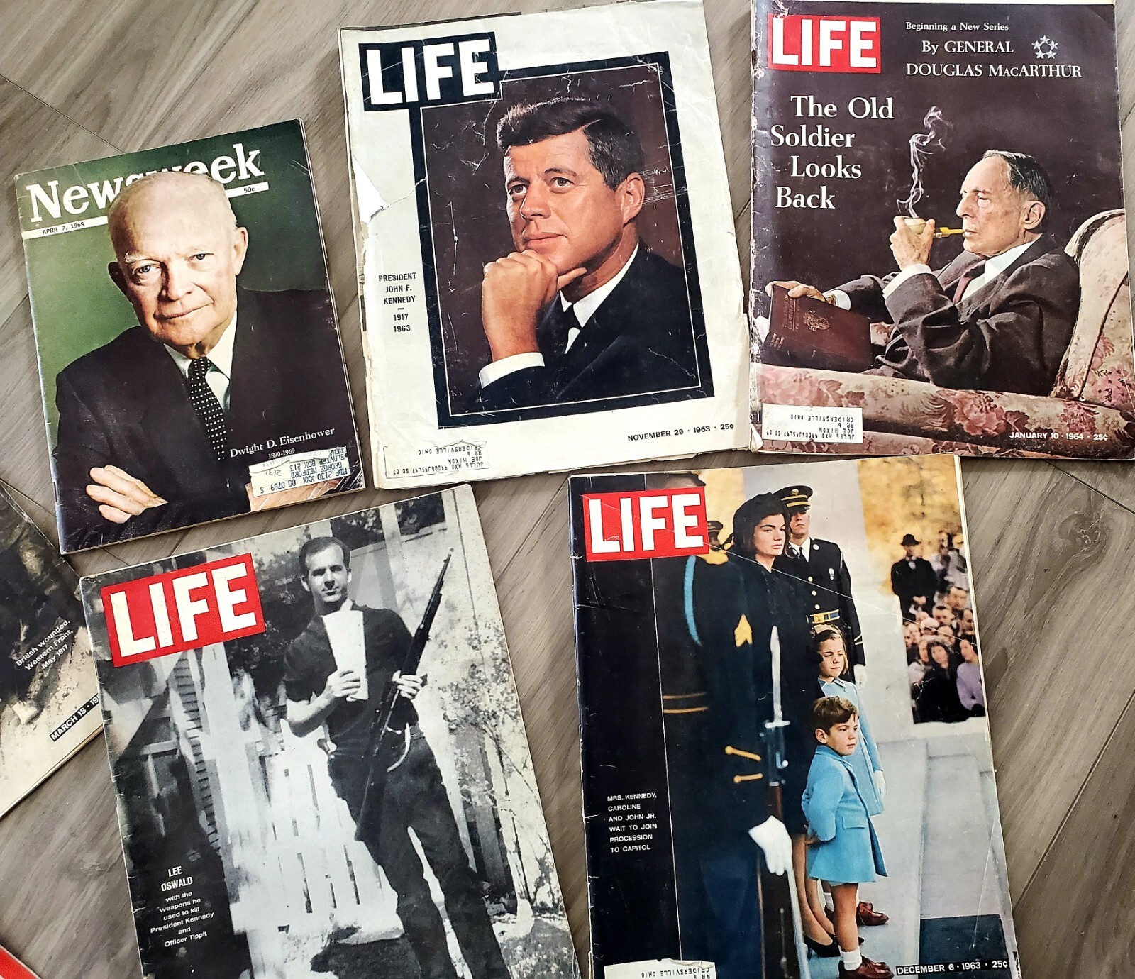 Vintage LIFE And Newsweek Magazines With Presidents & Historical Events ...
