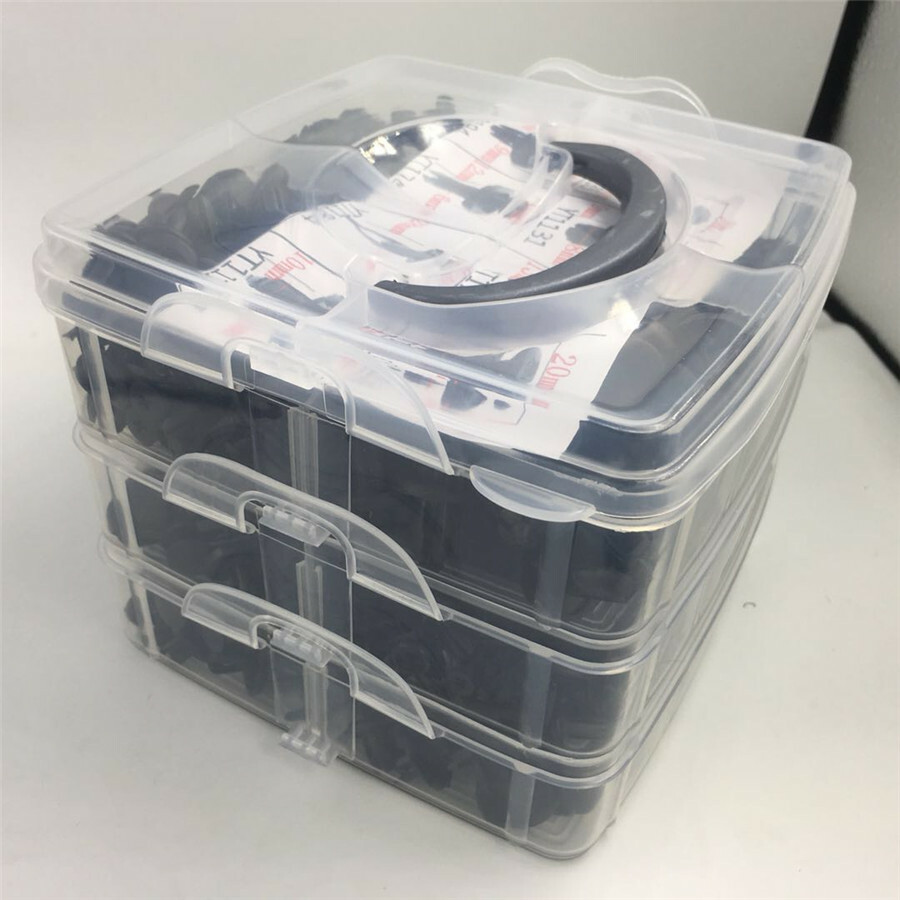 620x Boxed Car Retainer Clip Plastic Fixed Fastener Kit 16 Sizes Push ...