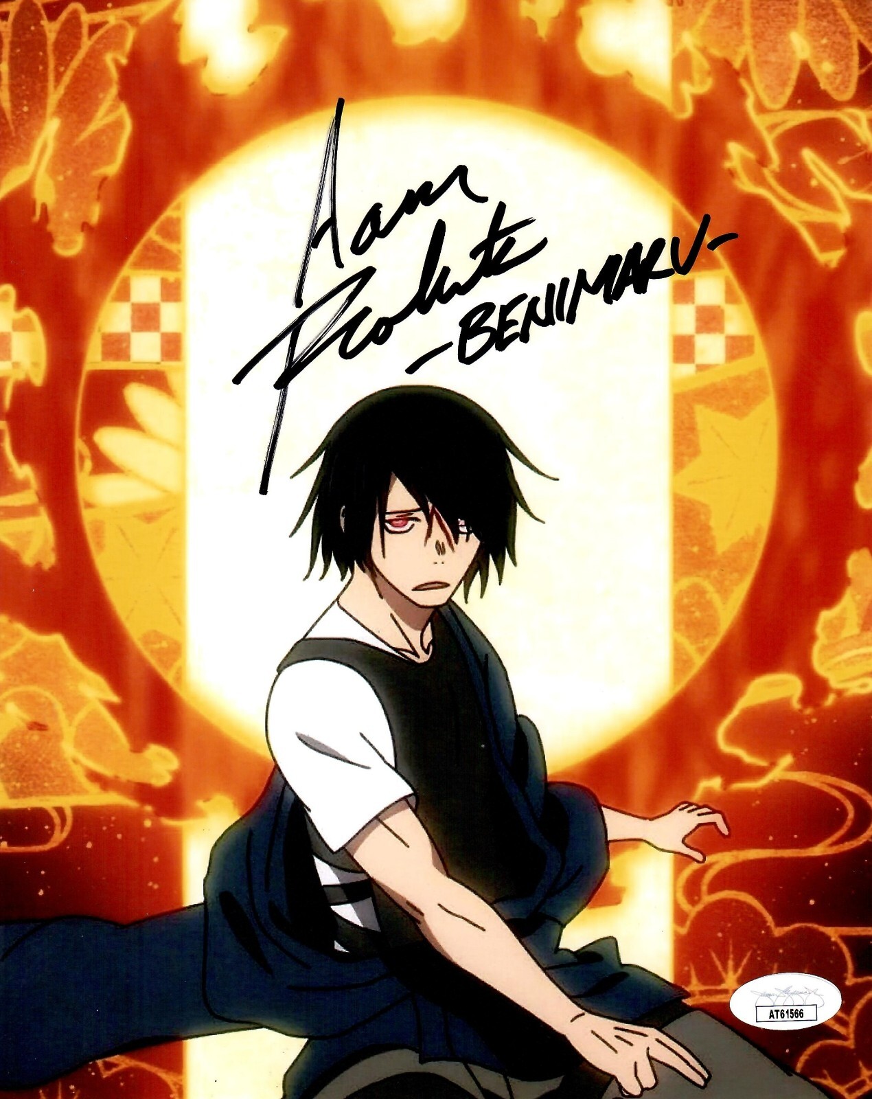 Aaron Roberts autographed inscribed 8x10 photo Benimaru Shinmon JSA ...