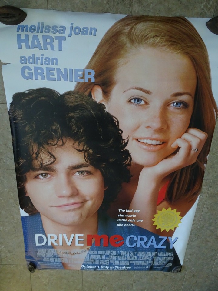 DRIVE ME CRAZY - MOVIE BANNER WITH MELISSA JOAN HART AND ADRIAN GRENIER ...