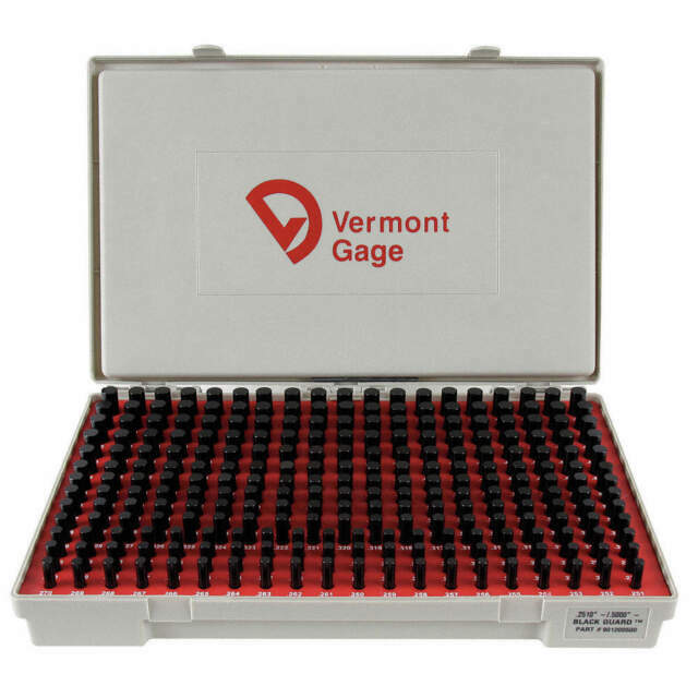 Vermont Gage Oxide-coated Pin Gauge Set - Black (901200500) for sale ...