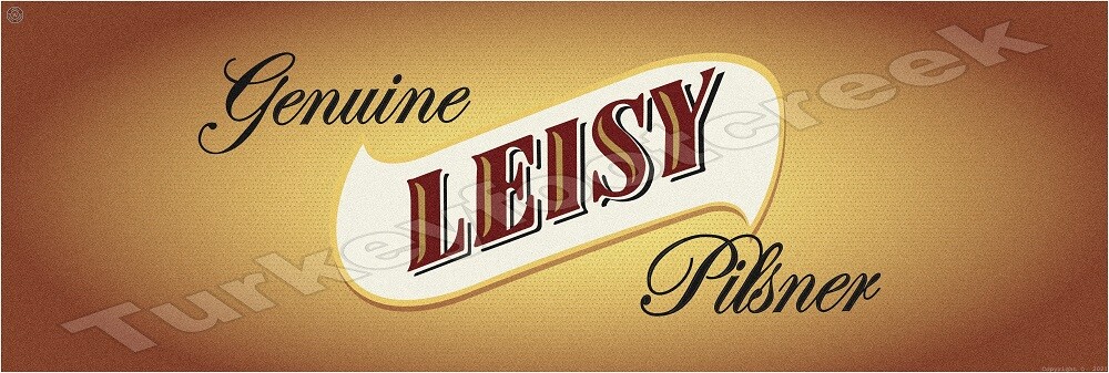 Leisy Pilsner Beer 6" x 18" Metal Sign | eBay