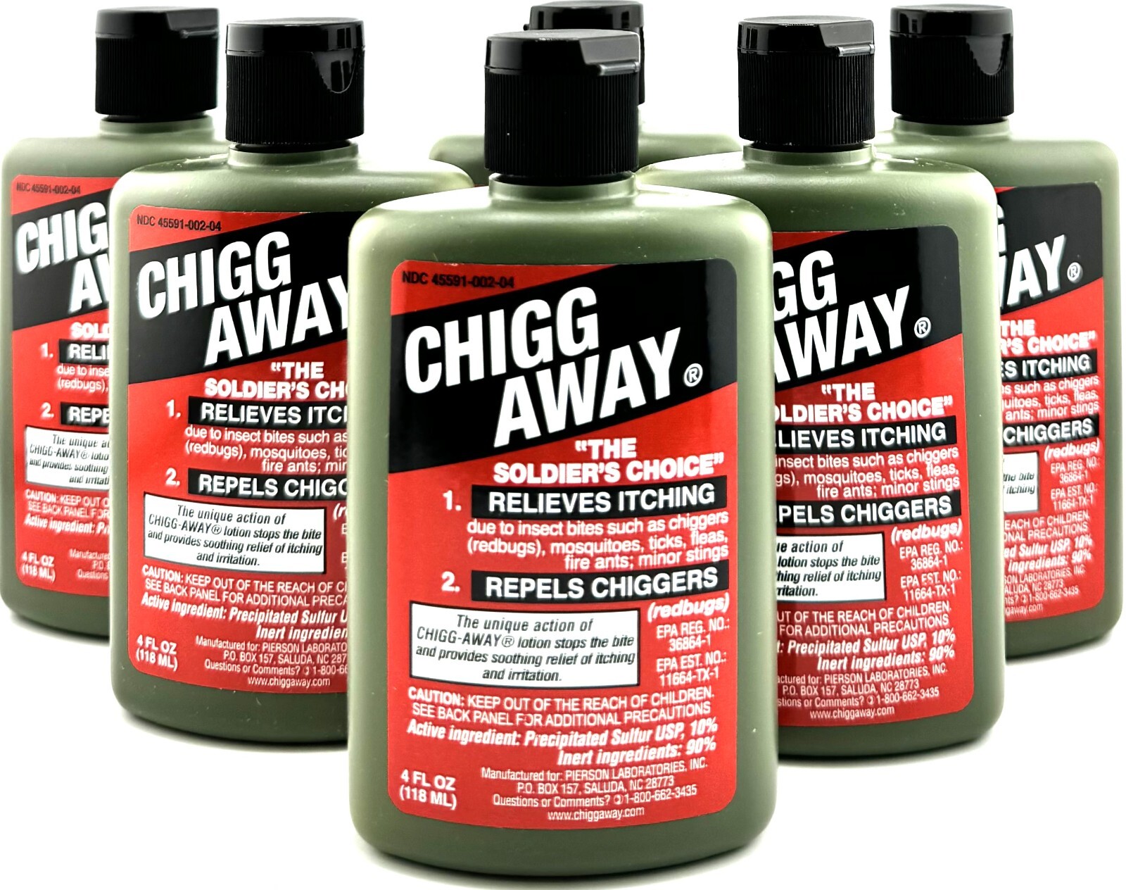 CHIGG-AWAY LOTION 4OZ "THE SOLDIER'S CHOICE" CHIGGERS, MOSQUITOES ...