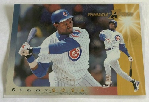 1997 Pinnacle Xpress Men Of Summer Sammy Sosa #73 Chicago Cubs | eBay