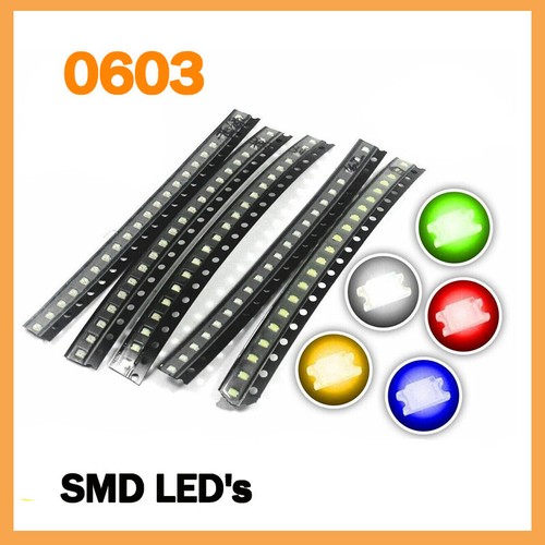 SMD/SMT LED's - 0603- Red, Blue, Green, White, Orange, Yellow, Yellow ...