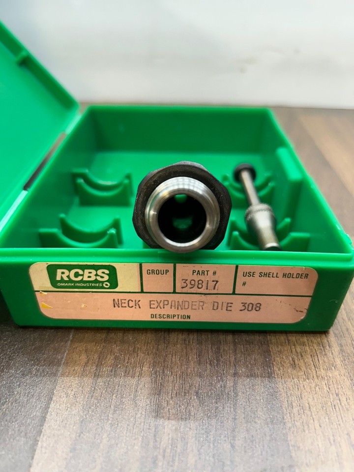 RCBS 308 30 Cal Neck Expander Die Great for Seating Cast Bullets | eBay