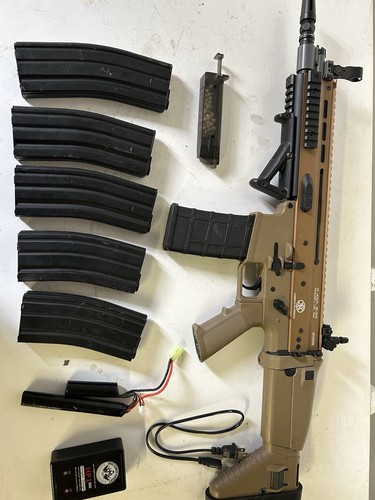 FN Herstal Licensed SCAR Light Airsoft Rifle by VFC Model CQB Tan | eBay