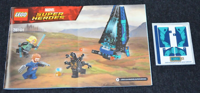 76101 INSTRUCTION BOOKLET & ORIGINAL STICKERS ONLY For Set # 76101 ...