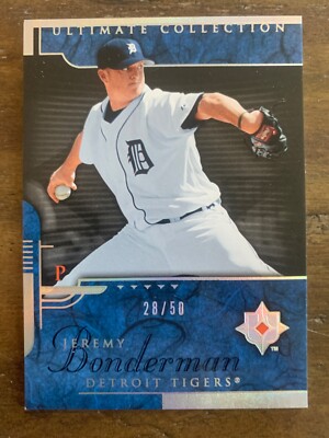 JEREMY BONDERMAN #'d 28/50 Upper Deck Ultimate Collection Silver #47 ...