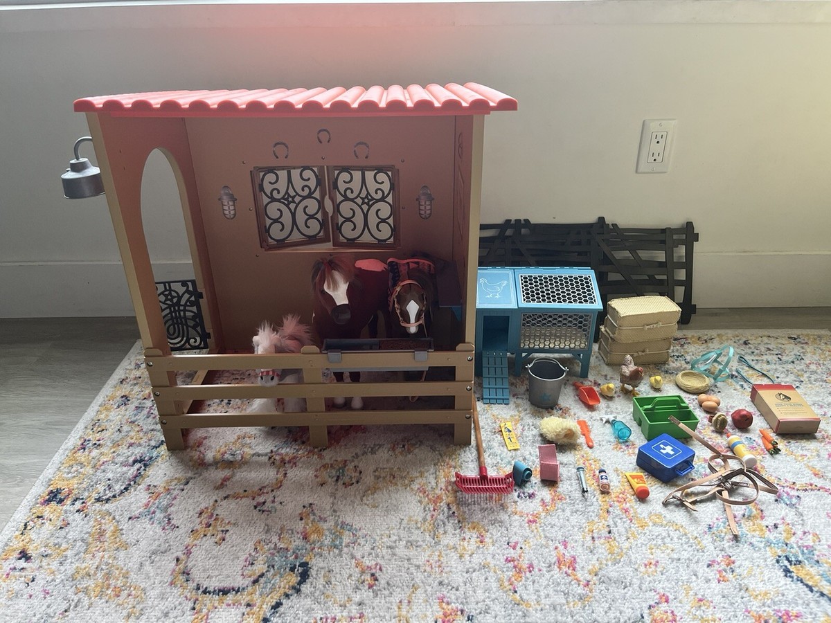 Large American Girl Horse Stable Horse Stable | American Girl Wiki