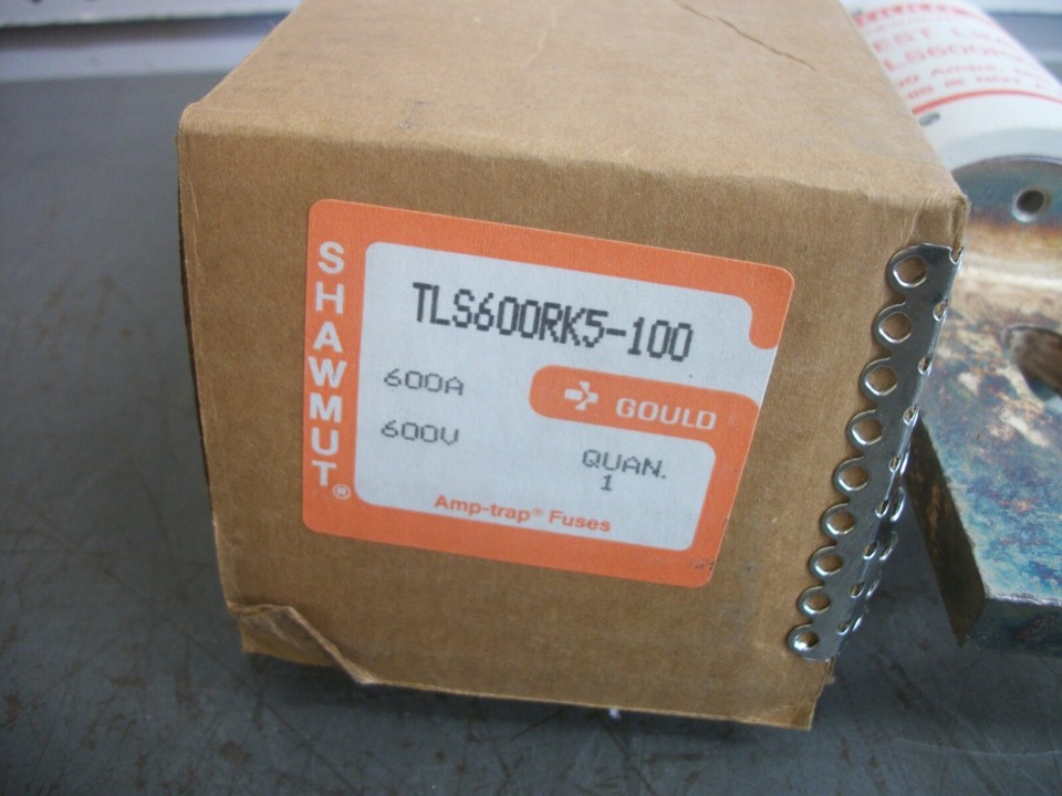 GOULD SHAWMUT TEST LIMITER FUSE TLS600RK5-100 600AMP 600VOLT NIB | eBay