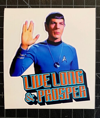 Star Trek: Spock Live Long and Prosper Decal | eBay