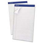20330 Perforated Writing Pad, 8 1/2 x 14, White, 50 Sheets (Pack of 12 ...