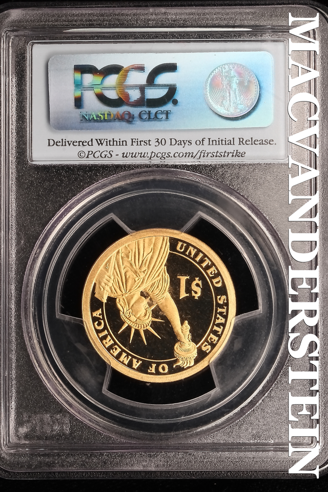 2010-S Franklin Pierce Presidential Dollar - PCGS PR69DCAM - Scarce # ...