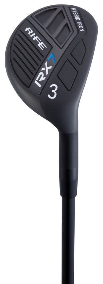Mens Rife Golf RX7 Hybrid Irons Set #3-SW Regular Flex Graphite Right ...