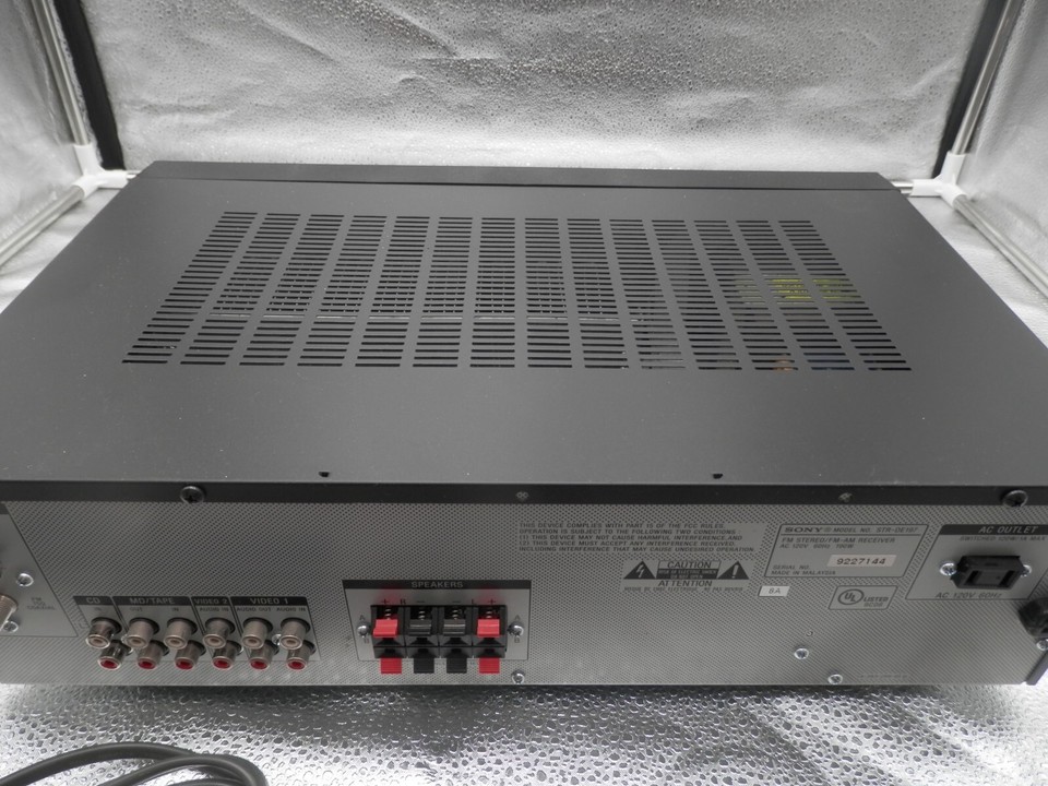 SONY STR-DE197 Stereo Receiver bundle with new Remote-VGC-Free Shipping ...