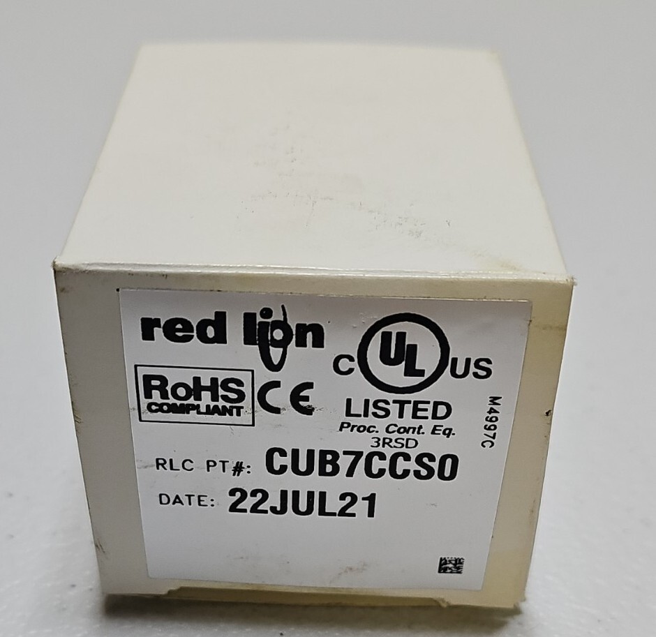 Red Lion Counter 8 Digit CUB7CCS0 NOS (New Old Stock) Box & Paper. | eBay