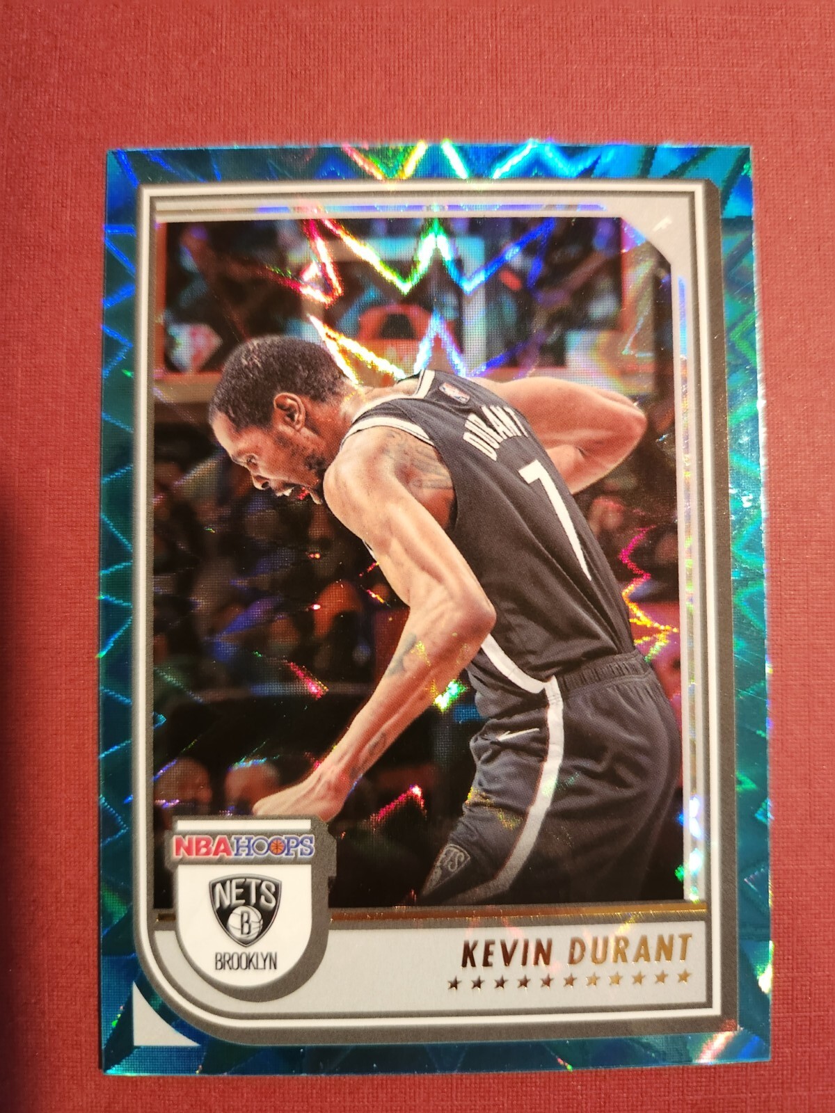 2022-23 Panini NBA Hoops Kevin Durant Teal Explosion Parallel #10 ...