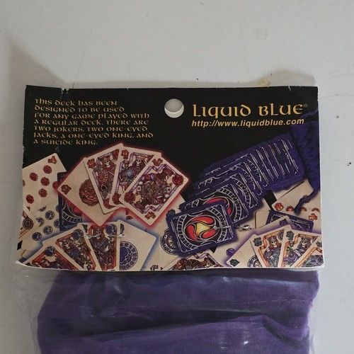 RARE New Old Stock GRATEFUL DEAD LIQUID BLUE Playing Cards 1992 Psych ...