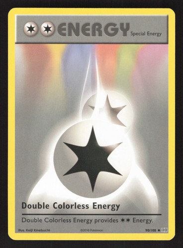 Double Colorless Energy 90/108 Uncommon Pokemon XY - Evolutions | eBay