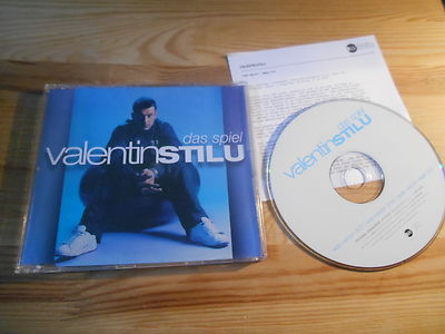CD Pop Valentin Stilu - Das Spiel (3 Song) Promo EASTWEST sc ...