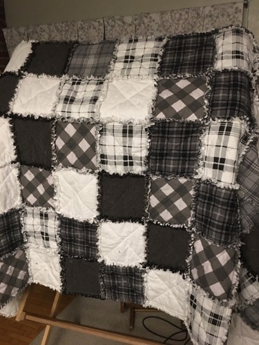 New king Size Rag Quilt, Handmade Custom order Summer Sale | eBay