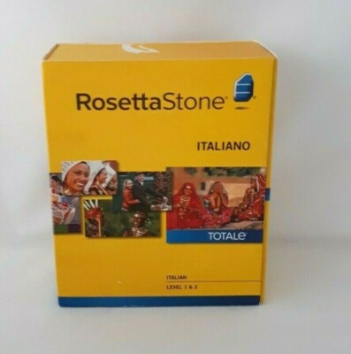 Rosetta Stone Italian Language Kit Version 4 Level 1 & 2 Headset ...