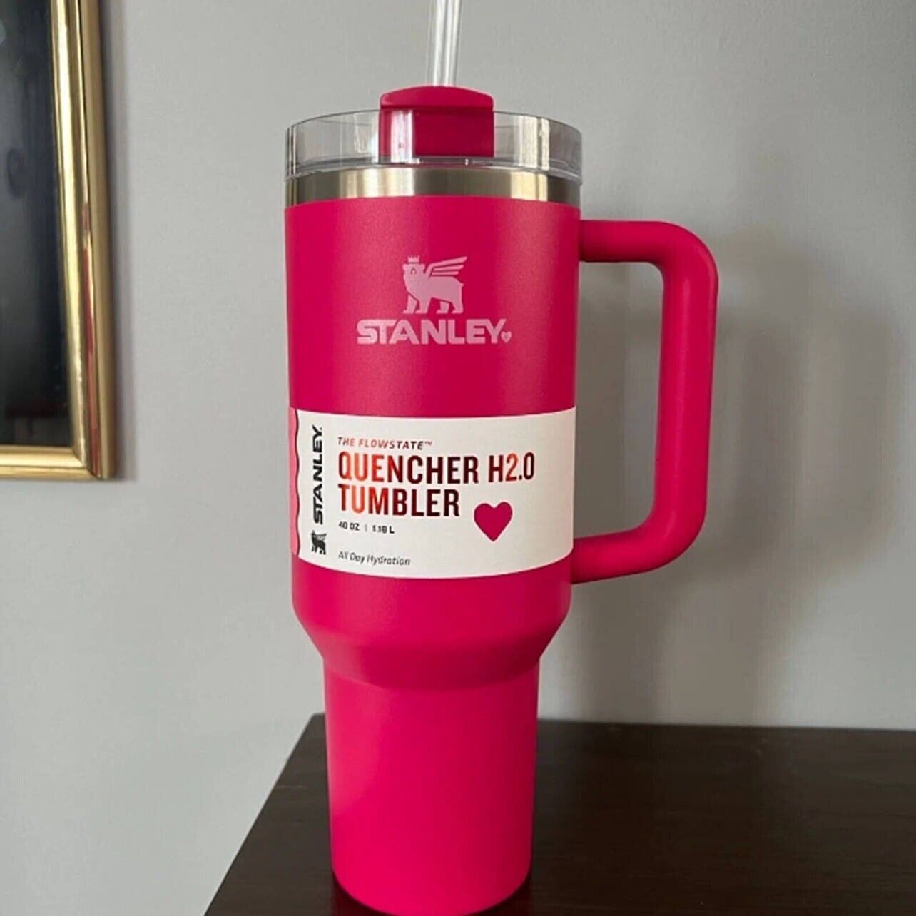 Stanley 40 oz. Quencher H2.0 Valentines Day Tumbler - Cosmo Pink for ...