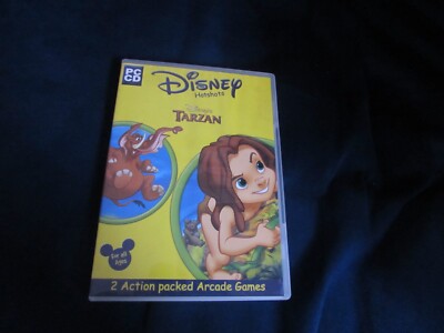 DISNEY HOTSHOTS PC CD-ROM COMPUTER GAME DISNEYS TARZAN JUNGLE TUMBLE ...