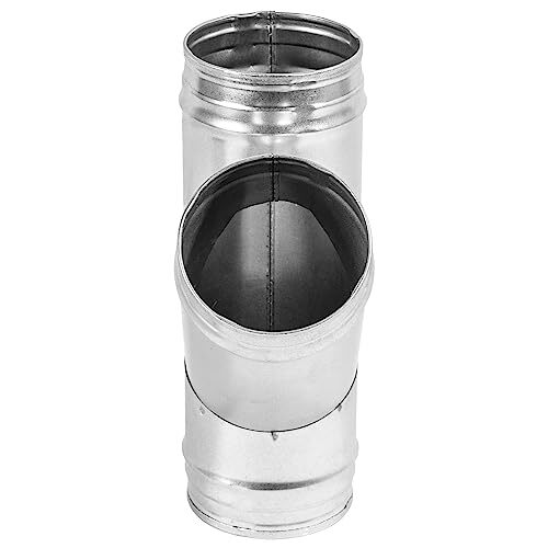 Metal 3 Way 45° Degree Wye Shape Duct Connector - 4 Inch Fit - for ...