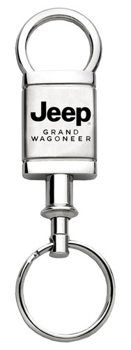 Jeep Grand Wagoneer Satin Chrome Valet Key Chain (Silver) | eBay