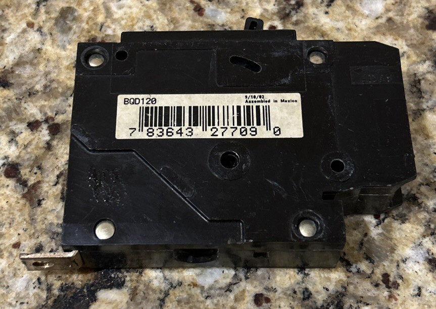 Siemens Type BQD Circuit Breaker BQD120 20A 277V. Excellent Condition ...