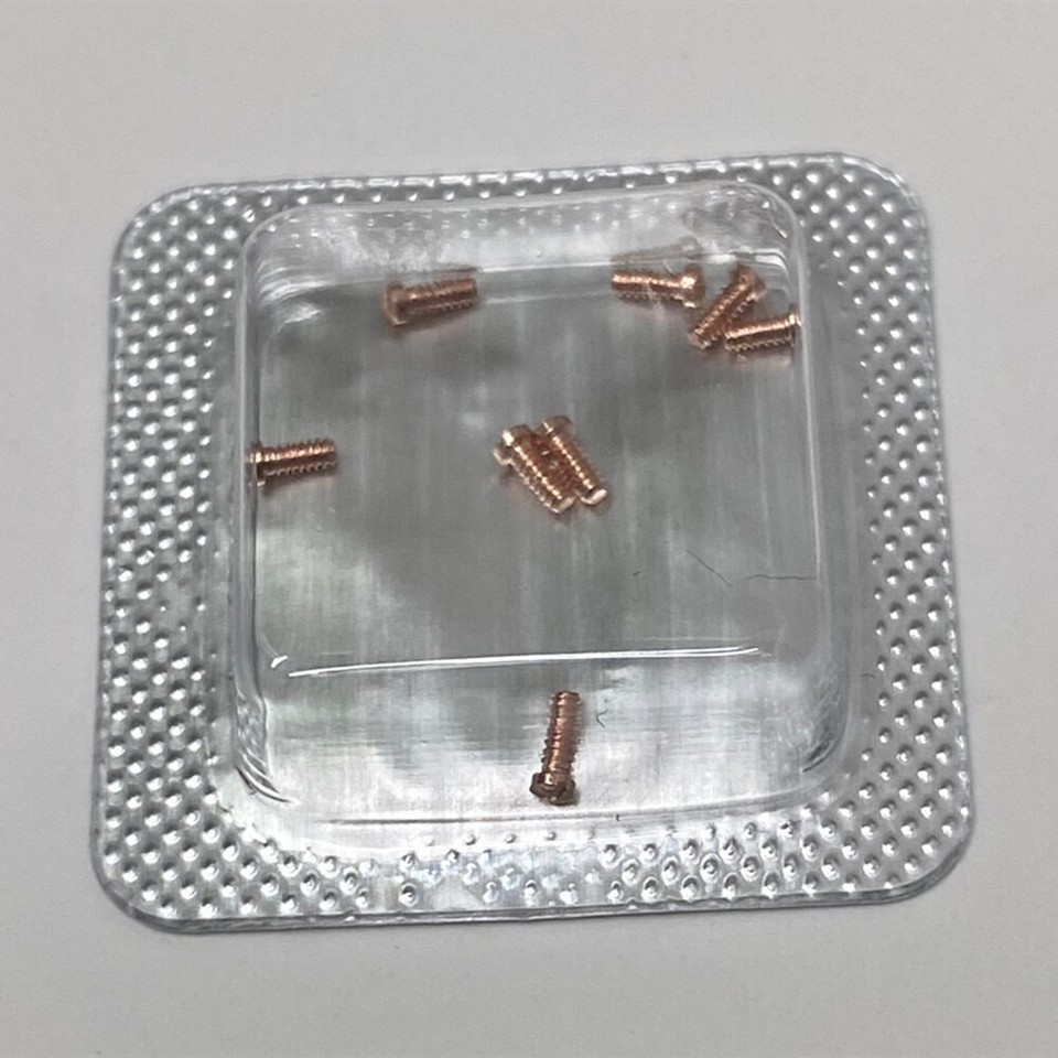 Men 3x1mm Watch Back Cover Screws Slotted Screws Watch Part for Cartier ...