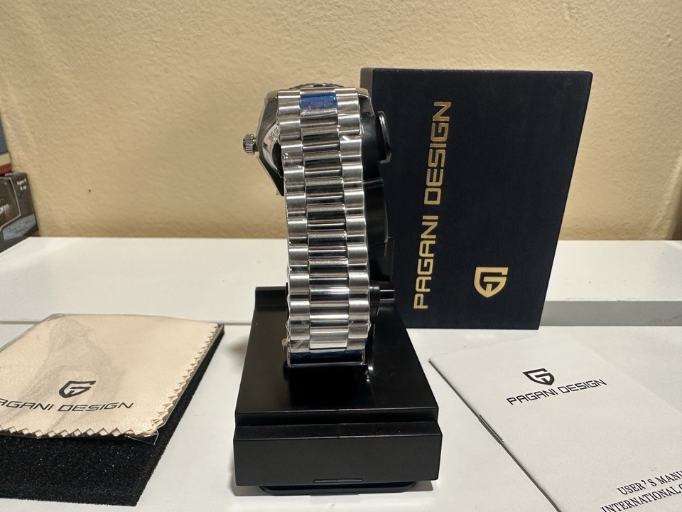 Pagani Design PD-1752 Day-Date 36mm Men’s Automatic Watch Blue | eBay