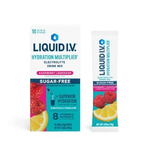 Liquid I.V. Sugar Free Hydration Powder Electrolyte Supplements | eBay