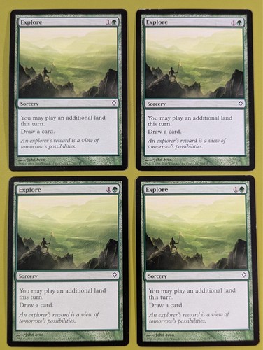 Explore x4 Worldwake 4x Playset Magic the Gathering MTG | eBay