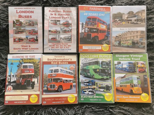 8 bus DVDs London Bob Hodges electric buses rt farewell Scottish ...