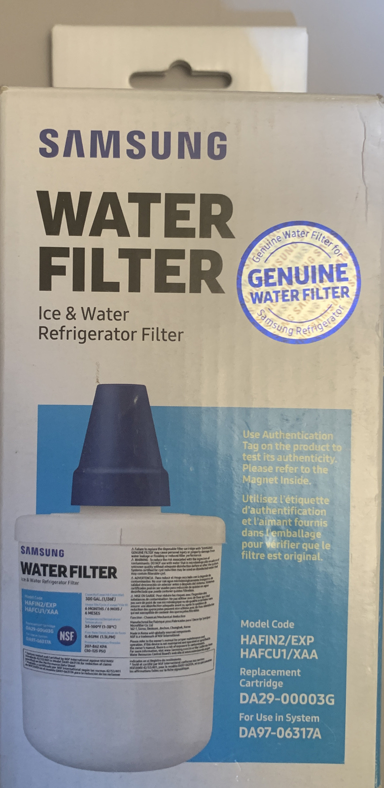 Samsung DA29-00003G Aqua-Pure Plus Refrigerator Water Filter for sale ...