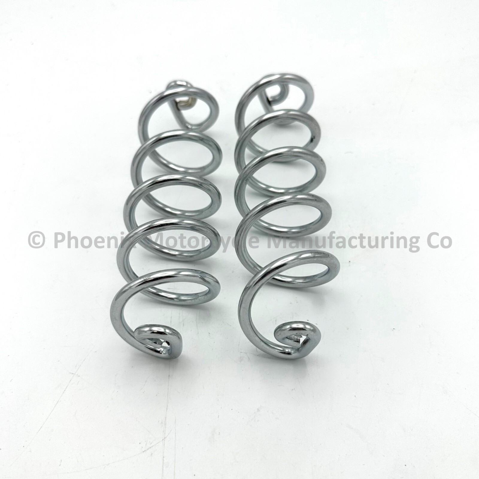 PAIR 6.5" CHROME SEAT SPRINGS FOR LYCETT TYPE SADDLES - UK SUPPLIED | eBay