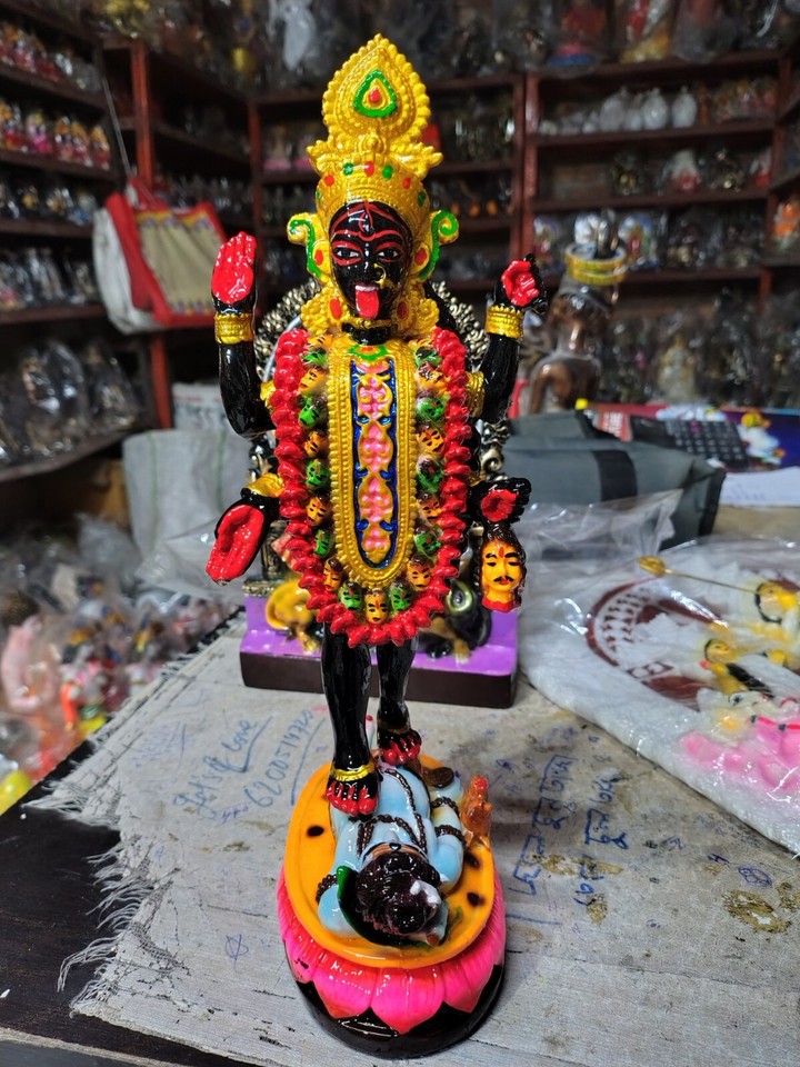 12" Kali Statue, 1 Feet Maa Kali Murti, Goddess Kali Idol, Marble Kali ...