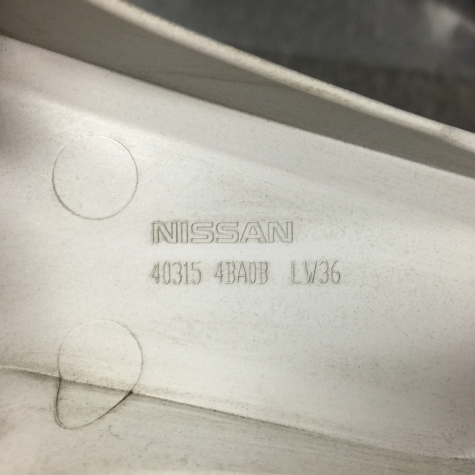 2011-2015 Nissan Rogue 15" OEM Silver HubCap WheelCover 403154BA0B ...