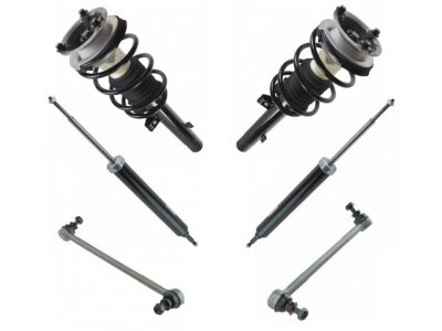25PK31B Front and Rear Shock Strut Coil Spring Sway Bar Link Kit Fits ...