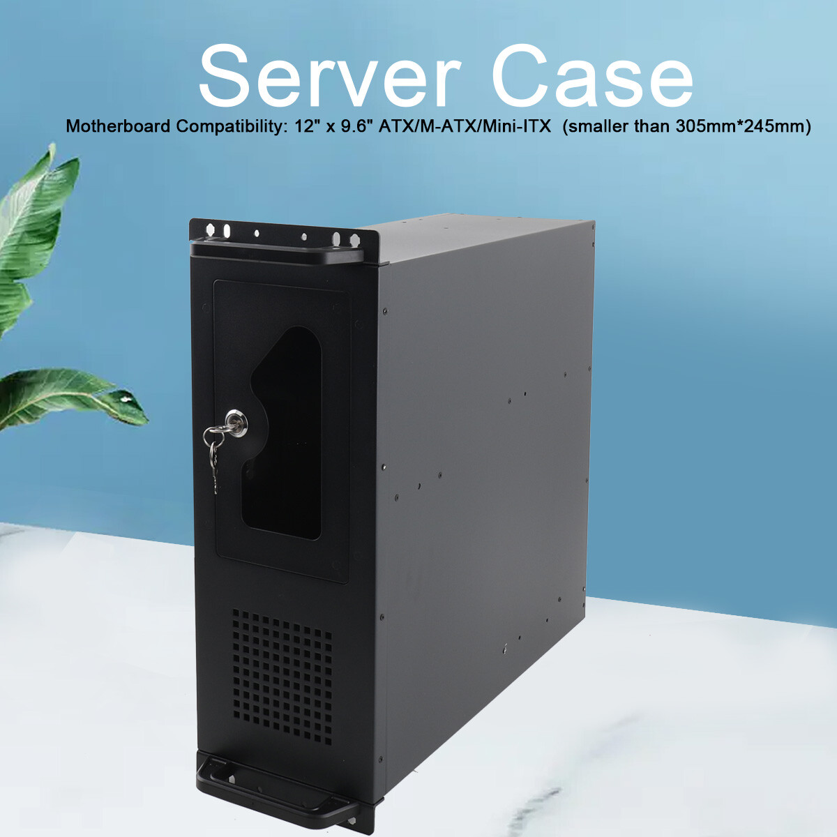 SL-450A 4U Rackmount Server Case - 7 x 3.5 HDD, 2x 5.25 DVD-ROM, 7 x ...